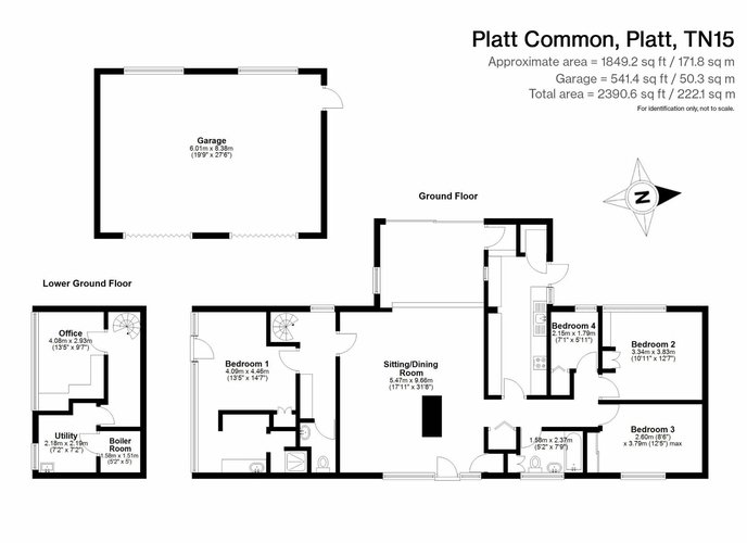 4 bedroom House for sale in Platt Common, Platt, Sevenoaks | Maddisons ...